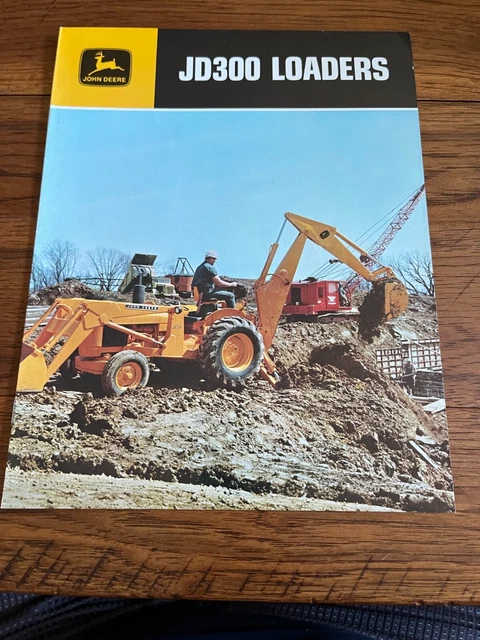 JOHN DEERE 300 Backhoe Loader Brochure FCCA EUR 24,76 - PicClick FR