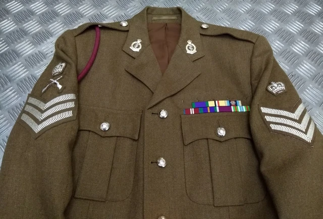NO2 RAMC REGIMENT Dress Jacket Fully Buttoned With Insignia Badges ...