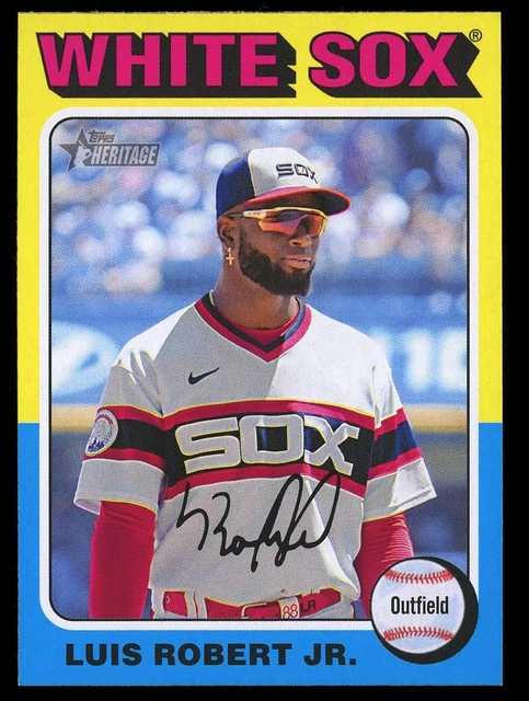 LUIS ROBERT JR. 2024 Topps Heritage Mini Throwback Parallelo White Sox #130 EUR 17,95 - PicClick IT