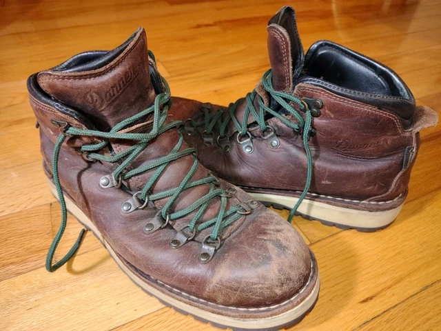 DANNER MOUNTAIN PASS Gore-Tex Wide Hiking Boots Men’s Size 11 EE Smores ...