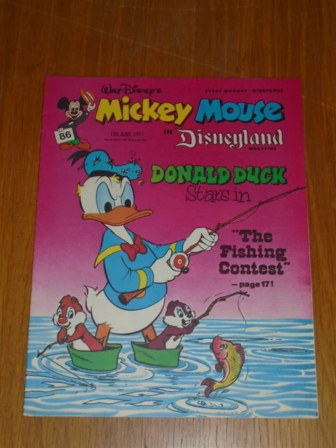 MICKEY MOUSE IN Disneyland #86 11Th June 1977 British Weekly_ £4.99 ...