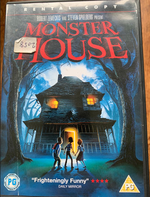 MONSTER HOUSE DVD 2006 Animated Family Horror Movie Rental Version £5. ...