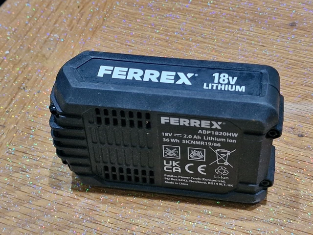 FERREX 18V LI-ION 2.0Ah Cordless Drill Power Tool Battery ABP1820HW ...