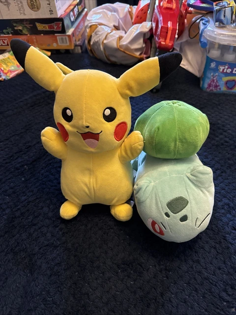 POKÉMON PLUSH BUNDLE Pikachu Bulbasaur £14.84 - PicClick UK