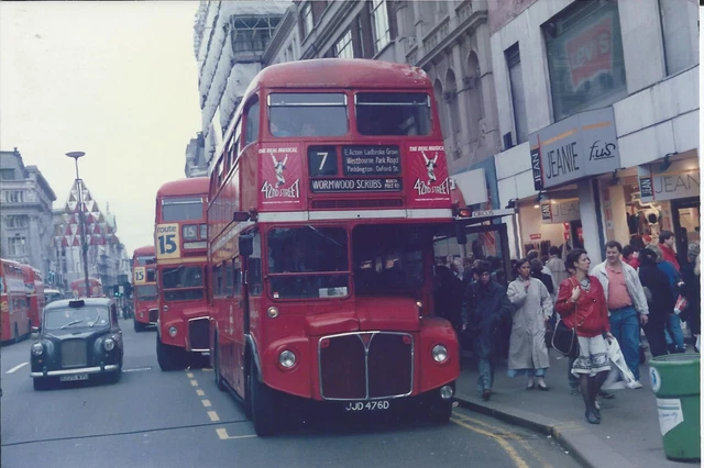 LONDON BUS PHOTO - RML2476 (X) route 7 £0.75 - PicClick UK