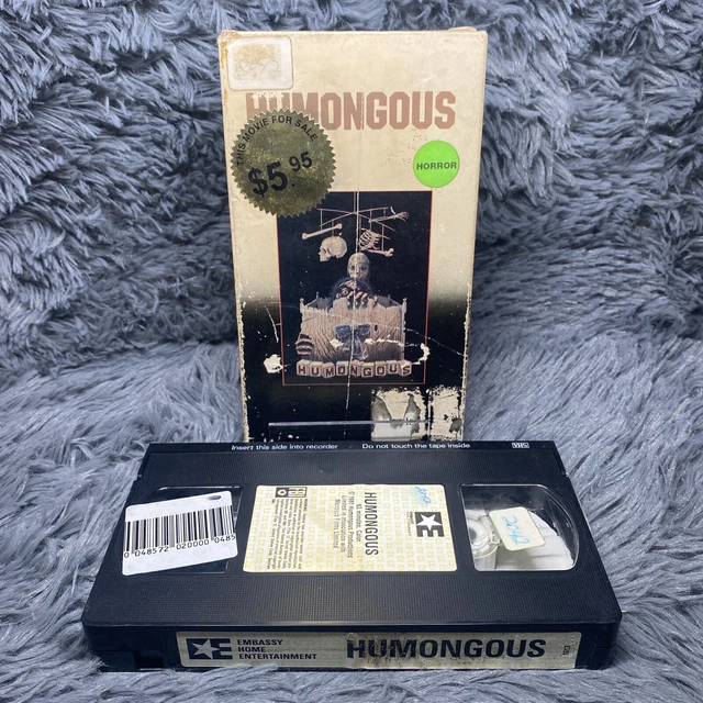HUMONGOUS VHS 1983 Embassy Video Release 80’s Slasher Classic Horror ...