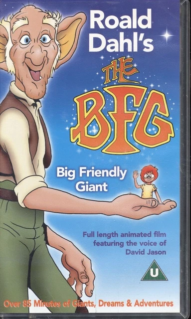 ROALD DAHL'S THE BFG [Big Friendly Giant] VHS Video £5.99 - PicClick UK