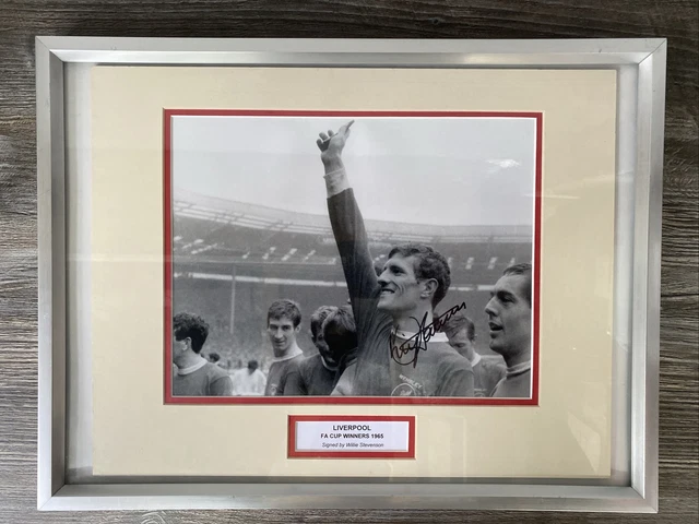LIVERPOOL FC - Willie Stevenson Liverpool Legend Signed Picture LFC £25 ...