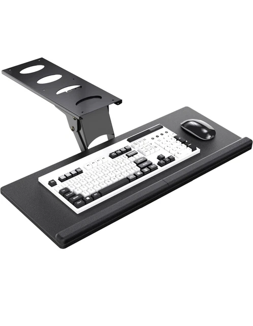 KEYBOARD TRAY UNDER Desk Height Adjustable Ergonomic Sliding Keyboard ...
