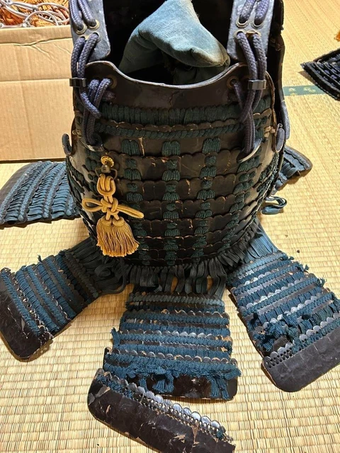 ANTIQUE JAPANESE YOROI Chest Armor set Lacquer Edo Era Old Samurai from ...