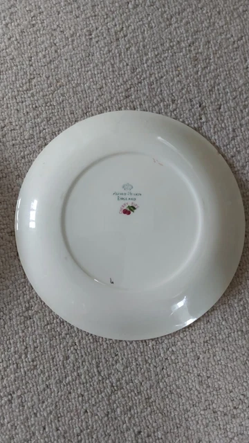 RARE ALFRED MEAKIN china RED CHERRIES Design Set of six Dinner Plates £ ...