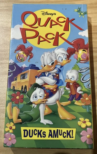 DISNEY QUACK PACK 2used VHS-HOUSE OF HAUNTS & DUCKS AMUCK Great ...