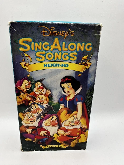 DISNEYS SING ALONG Songs - Snow White: Heigh-Ho VHS 1993 Release $14.58 ...
