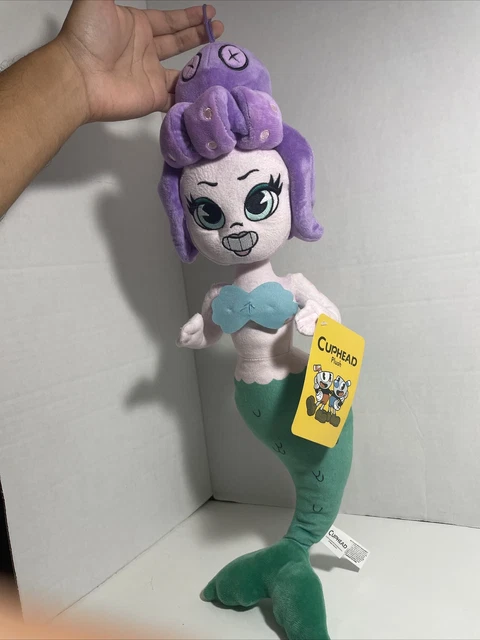 RARE LARGE PLUSH Cuphead Cala Maria Mermaid plush 24” New tag EUR 28,55 ...