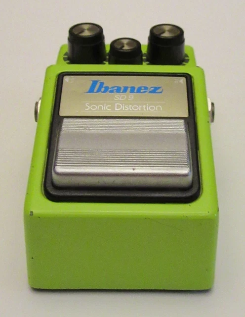 IBANEZ SD9 SONIC Distortion Pedal Japan wIth Rare JRC4558D Op Amp Chip ...