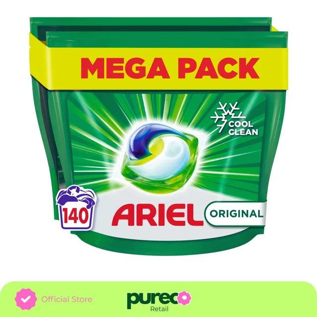 ARIEL ALL IN One Pods Washing Detergent Tablets Capsules Pack of 140 ...