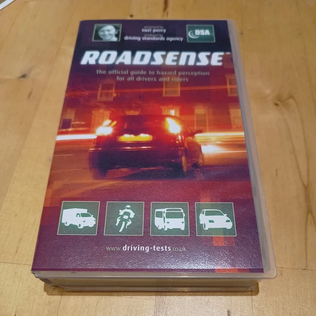 ROADSENSE VHS THE official guide to hazard perception for all drivers and riders £1.50 - PicClick UK