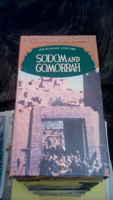SODOM AND GOMORRAH RARE CBS FOX 1962 VHS Hebrews Bible sadistic torture ...