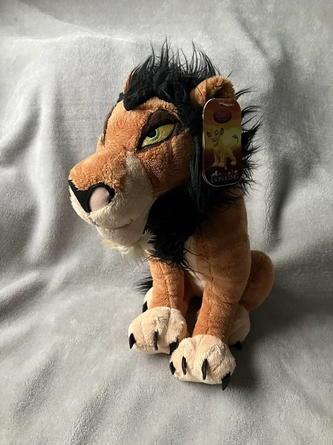DISNEY STORE EXCLUSIVE The Lion King Scar 15” Soft Plush Toy Teddy Rare ...