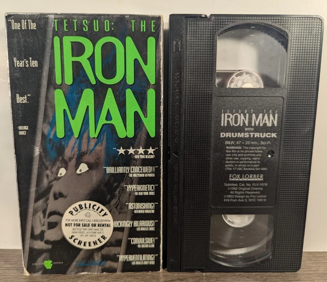 TETSUO: THE IRON Man VHS 1993 Screener Promo Tape £58.59 - PicClick UK