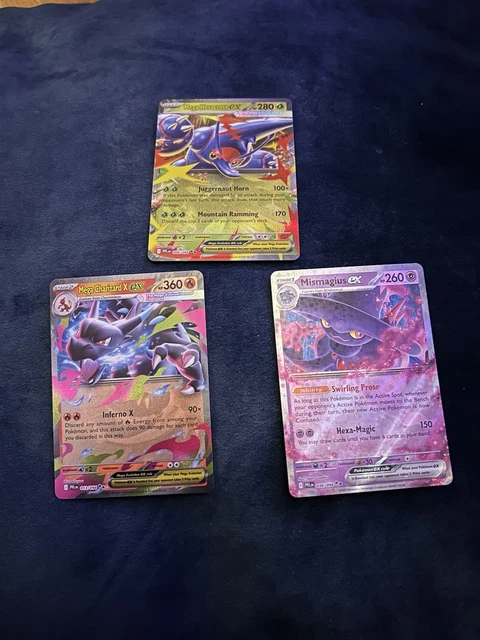 PHANTASMAL FLAMES MEGA Charizard X Ex 013/094 Mega Heracross Ex And Mismagius £4.38 - PicClick UK