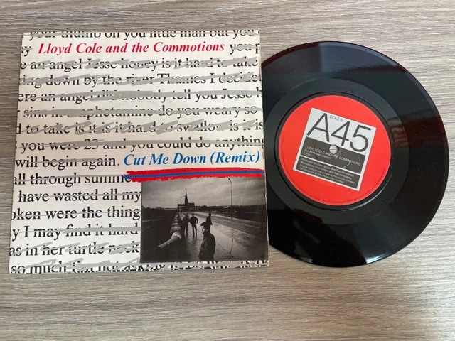 LLOYD COLE AND The Commotions Cut Me Down (Remix) UK 7" 1986 vinyl ...