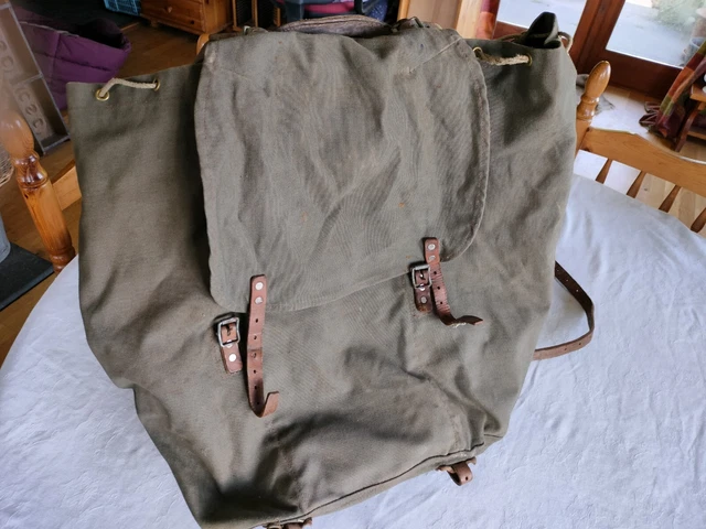 WW2 SWEDISH ARMY Military Backpack Rucksack with metal frame M1939 £59. ...