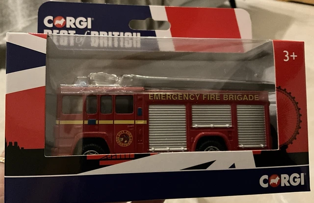 CORGI GS87104 TRUCK - Truck Emergency Fire Engine Brigade 1980 - Red ...