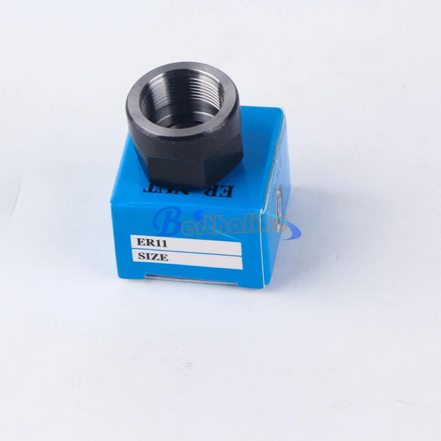 M14*0.75 STEEL ER11A Type Collet Clamping Nut for CNC Milling Chuck ...