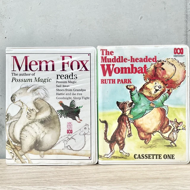 2X CHILDREN'S AUDIO Book Cassette Tapes Mem Fox Possum Magic & Ruth ...