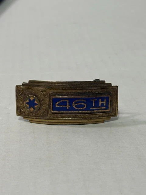46TH U.S. ARMY INF Regiment WWII Korea Military Belt Buckle “Lead To ...