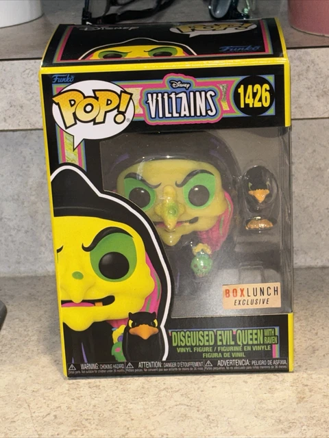 FUNKO POP DISNEY VILLAINS DÉGUISÉE EVIL QUEEN avec RAVEN 1426 BOÎTE À ...