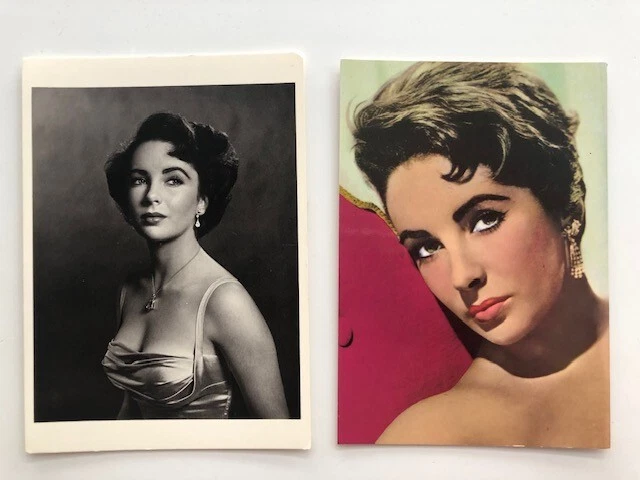 ELIZABETH TAYLOR FILM Star Postcards Repro 1950s young portraits LOT x2/425 £3.83 - PicClick UK