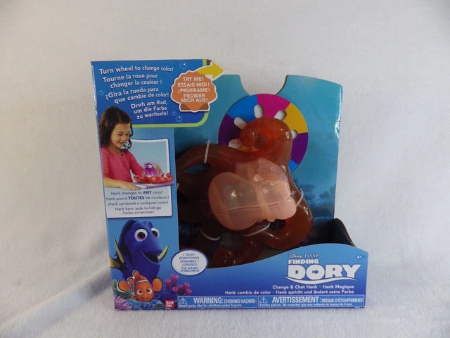 DISNEY PIXAR FINDING Dory: Colour Change & Chat Hank Octopus Toy ...