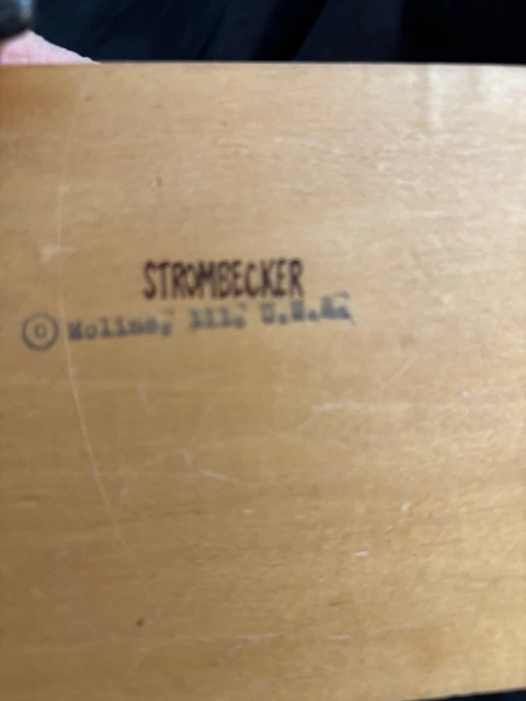 STROMBECKER 1950'S DOLL Furniture Maple Chest of Drawers for 8" Ginny ...