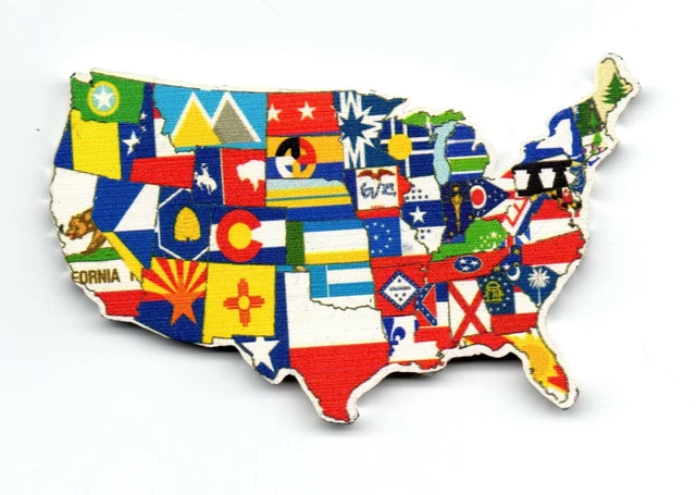 JOE BIDEN GOLD Silver Coin Map USA State Flags President US Kamala ...