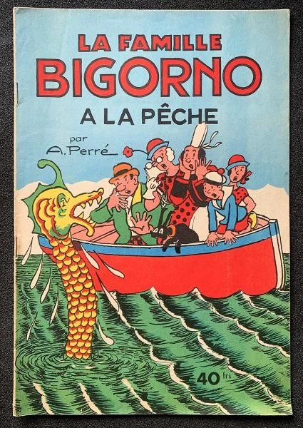 EO LA FAMILLE Bigorno 16 La famille Bigorno a la pêche (Perré) (Neuf ...