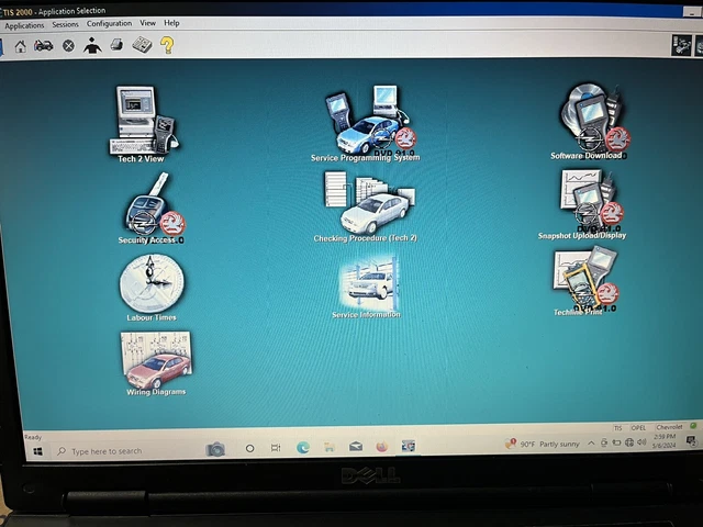 ULTIMATE SAAB GM Programming Diagnostic Laptop TIS2000 Pass Thru Tech2 ...