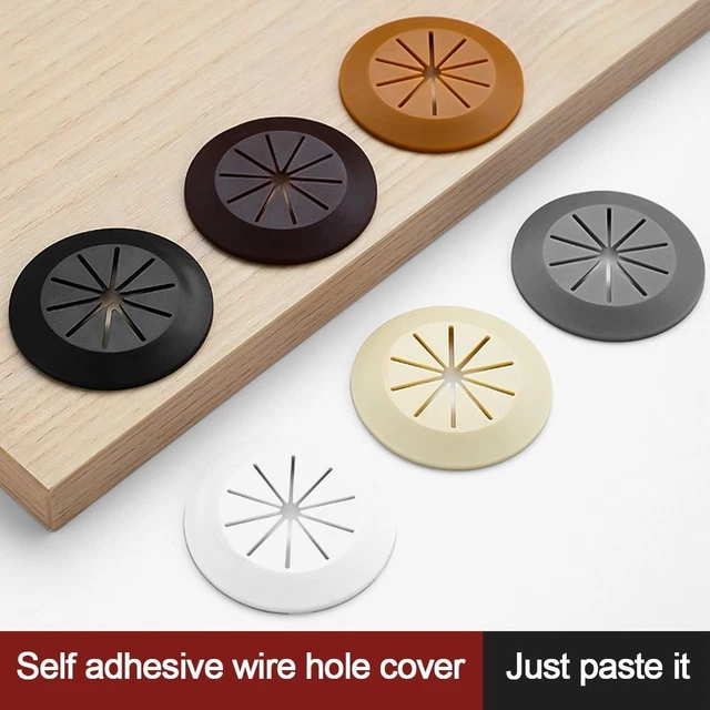 ORGANIZER WIRE HOLE Cover Tidy Desk Table Cable Fastener Furniture ...