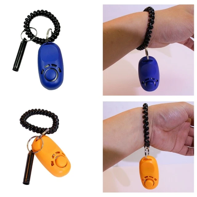 DOG TRAINING CLICKERS and Whistle Combo Light Behavioral Training Tool ...
