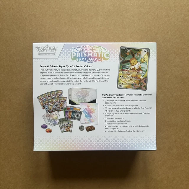 POKÉMON TCG PRISMATIC Evolutions Elite Trainer Box ETB X2 - SEALED $264.56 - PicClick CA