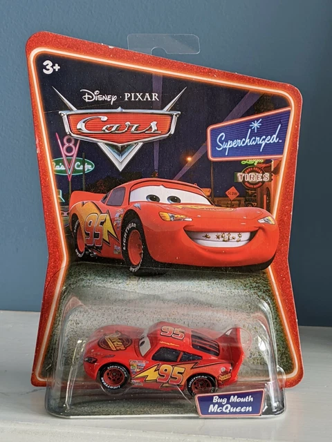 DISNEY PIXAR CARS Movie Supercharged Bug Mouth McQueen Diecast Vehicle ...