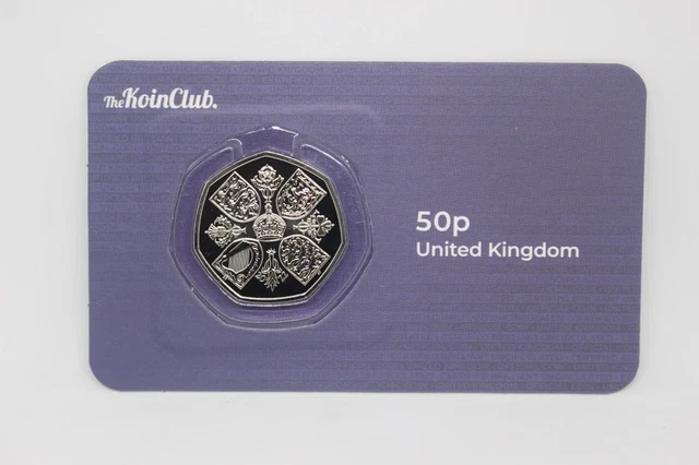 2022 UK KING Charles III First Definitive Portrait 50p – Brilliant ...