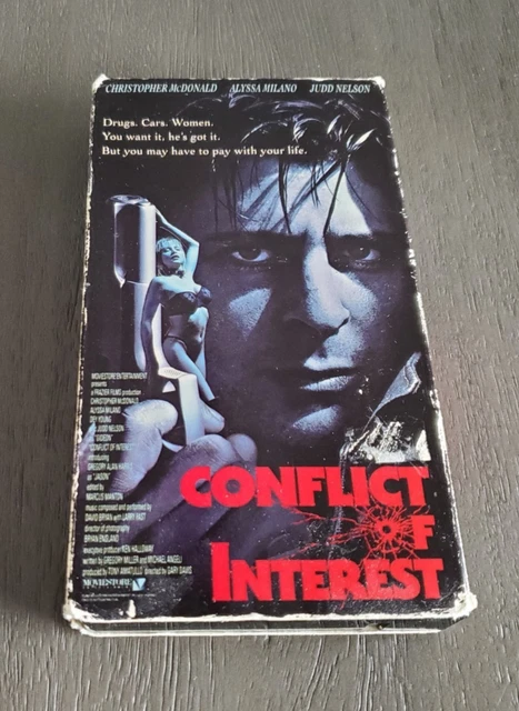 VHS CONFLICT OF Interest Alyssa Milano Judd Nelson $40.00 - PicClick CA