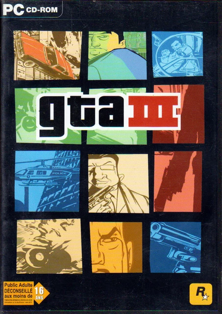 JEU PC CD Rom.../...Gta Iii...../...Grand Theft Auto Iii..... EUR 2,49 ...