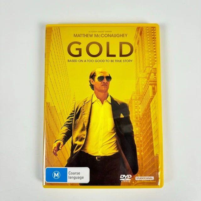 GOLD (DVD 2016) Matthew McConaughey Edgar Ramirez Craig T Nelson Region ...
