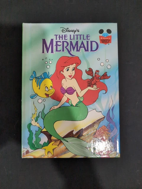 DISNEY'S WOUNDERFUL WORLD of Reading - The Little Mermaid hardcover £3. ...