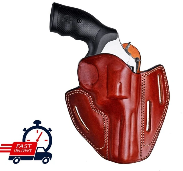 LEATHER BELT HOLSTER Fits Colt King Cobra, Python .357 Magnum ...