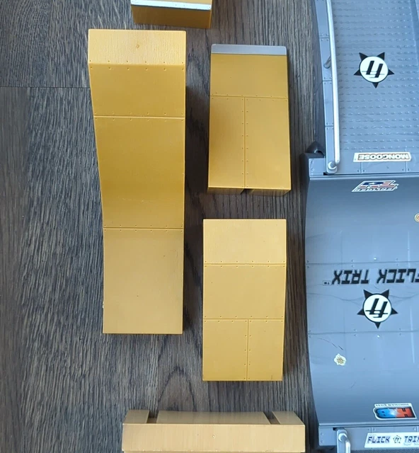 TECH DECK RAMPS Lot Stairs Halfpipe Platforms Grind Rails Fingerboards ...