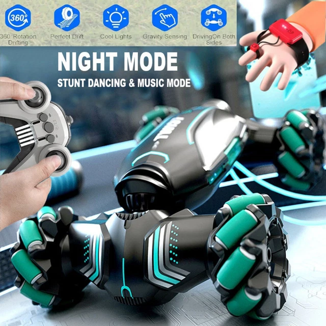 4WD RC STUNT Car 360° Hand Gesture Sensing Off-Road Car Gift Remote ...